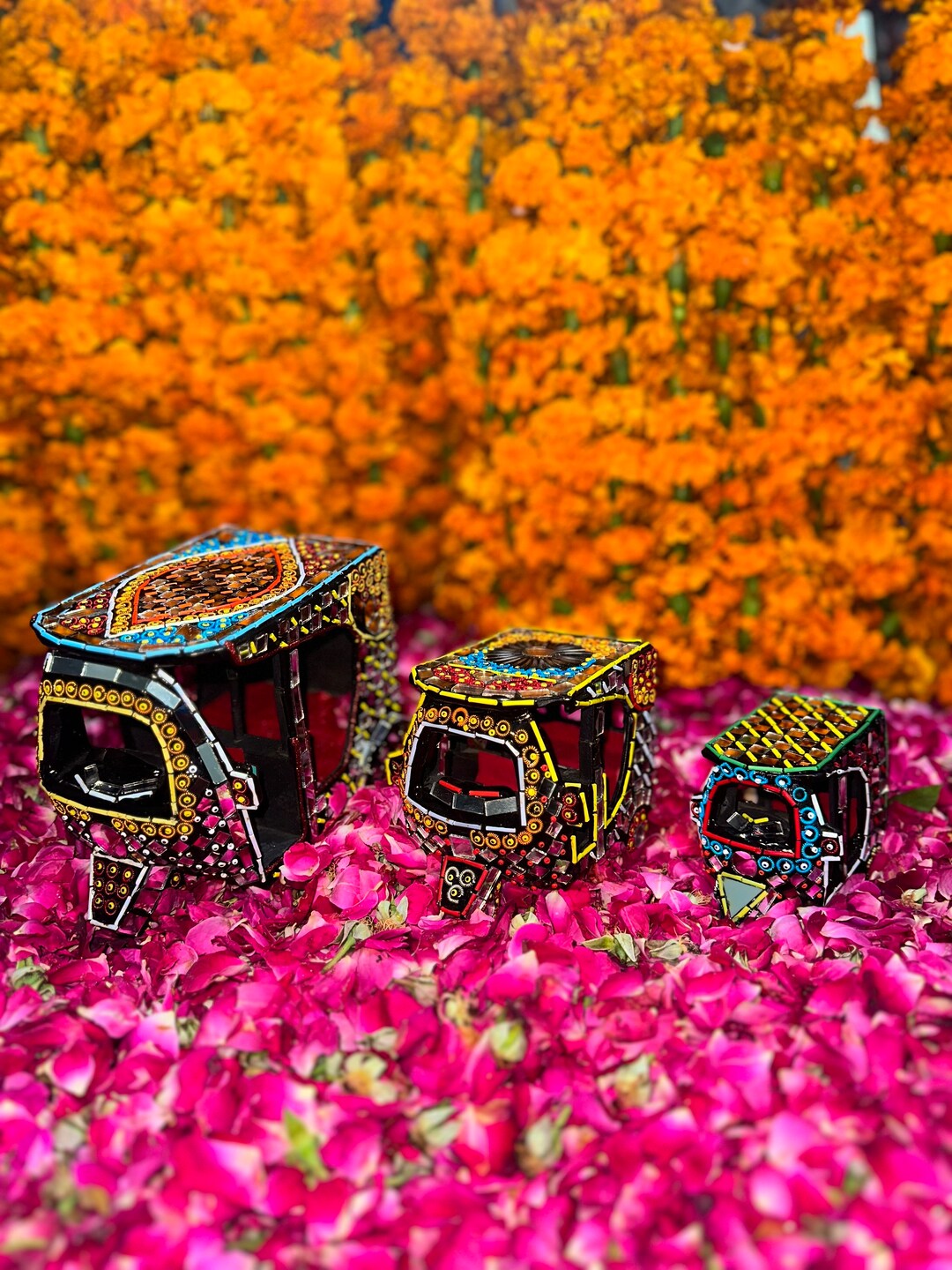 Modelo de rickshaw para decoración mehndi dholki y sangeet - Etsy México