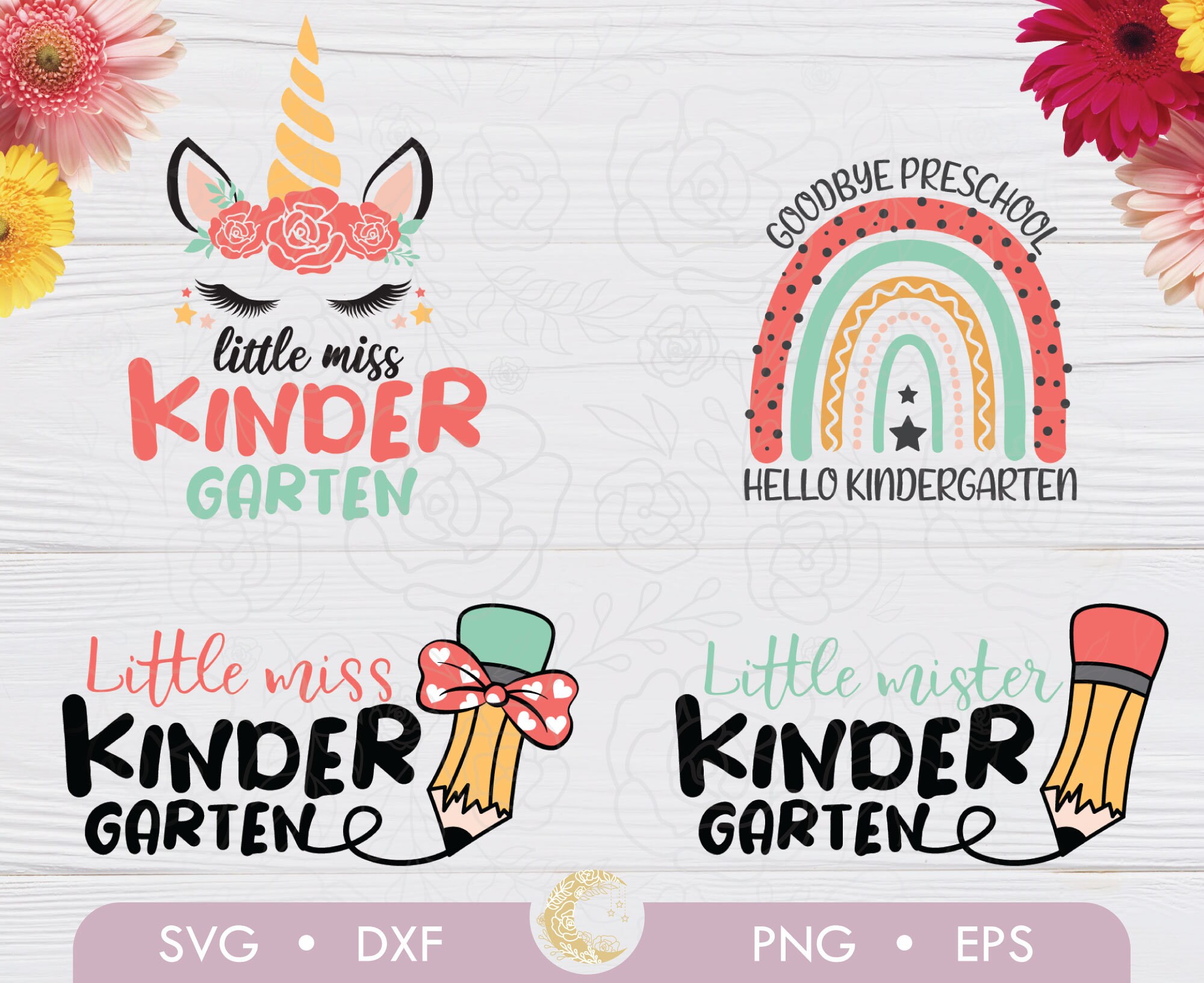 Hello Kindergarten Bundle Svg Back to School Svg - Etsy