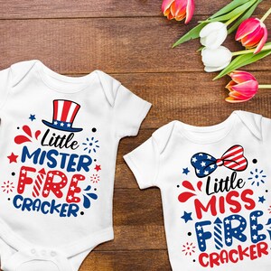 Little Firecracker Bundle Svg, Little Miss Firecracker SVG, Little ...