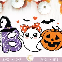 Cute Ghost SVG for Halloween - Etsy