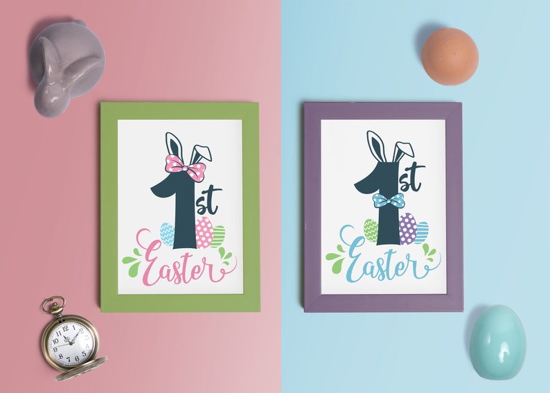 Easter Baby Bundle SVG My First Easter Svg My 1st Easter - Etsy
