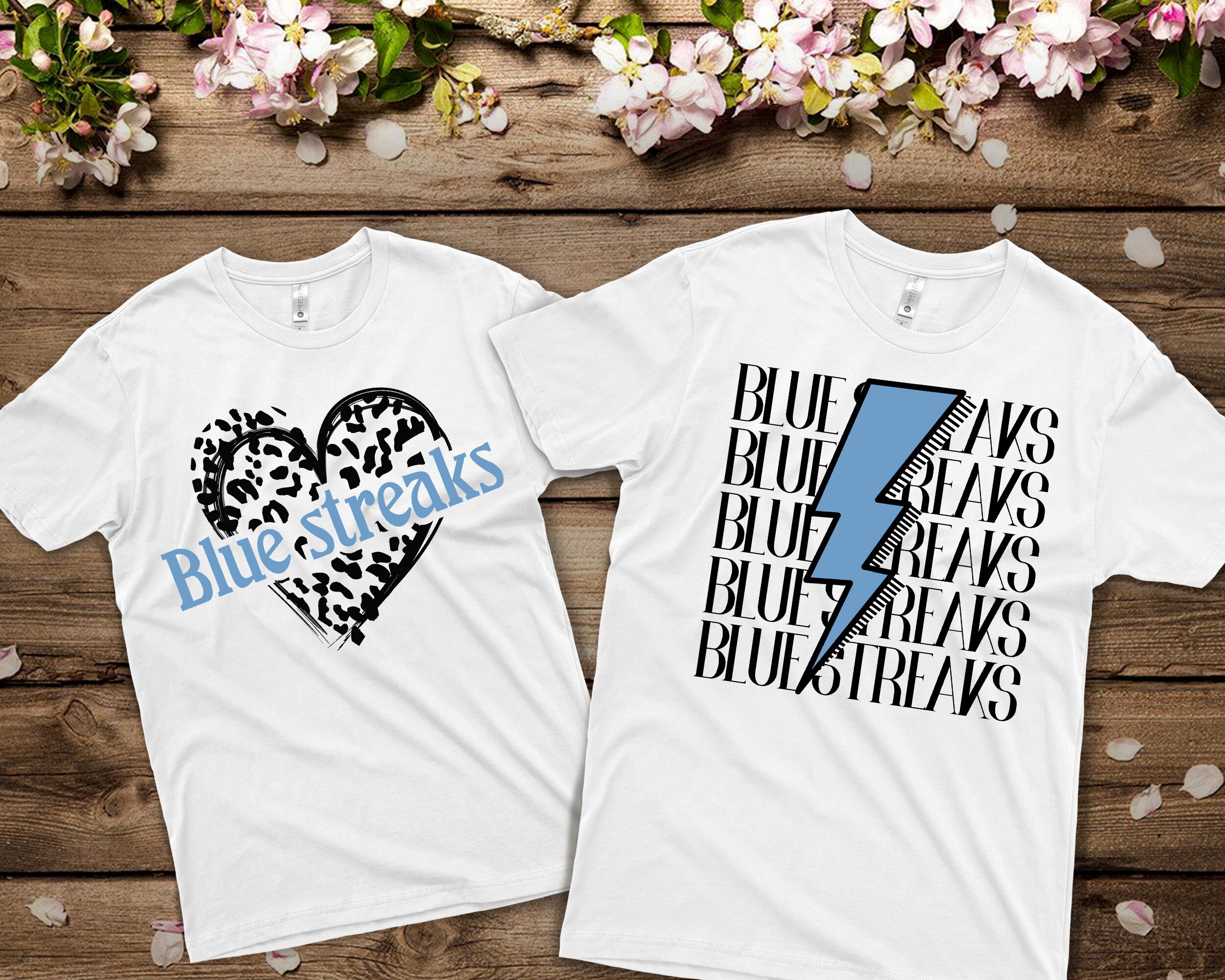 Blue Streaks Mascot Bundle SVG Go Blue Streaks SVG Blue - Etsy