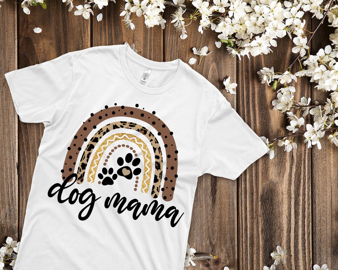 Dog Mama Rainbow PNG Fur Mama PNG Fur Leopard Mama Png - Etsy