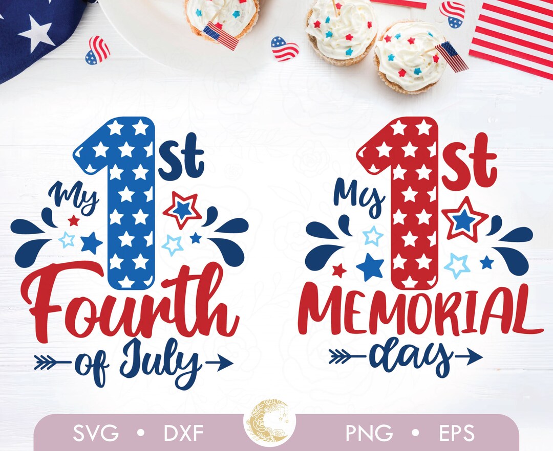 My First 4th of July Bundle SVG, America SVG Bundle, Patriotic Svg ...