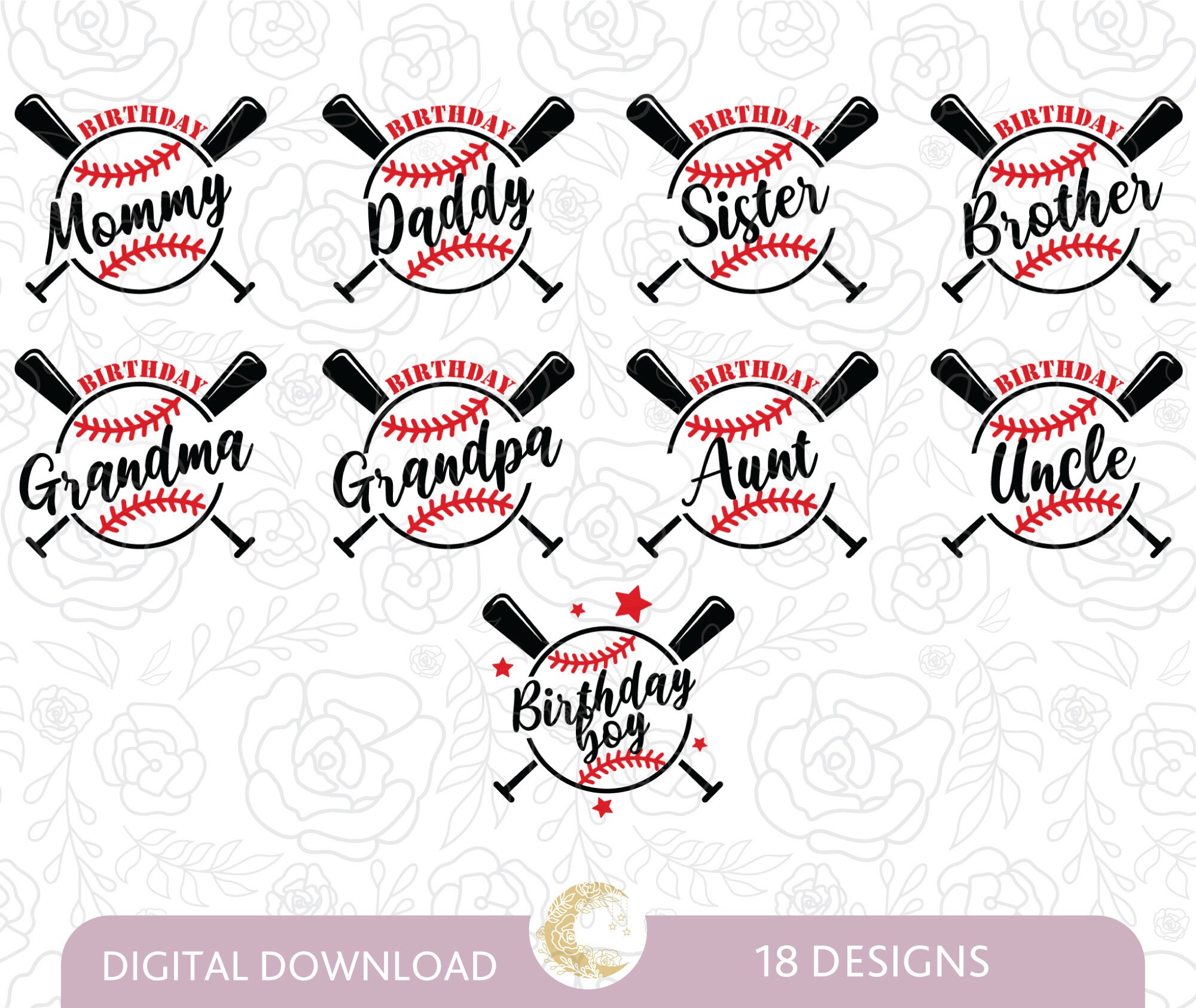 Baseball Birthday Family Bundle Svg Baseball Birthday Boy - Etsy