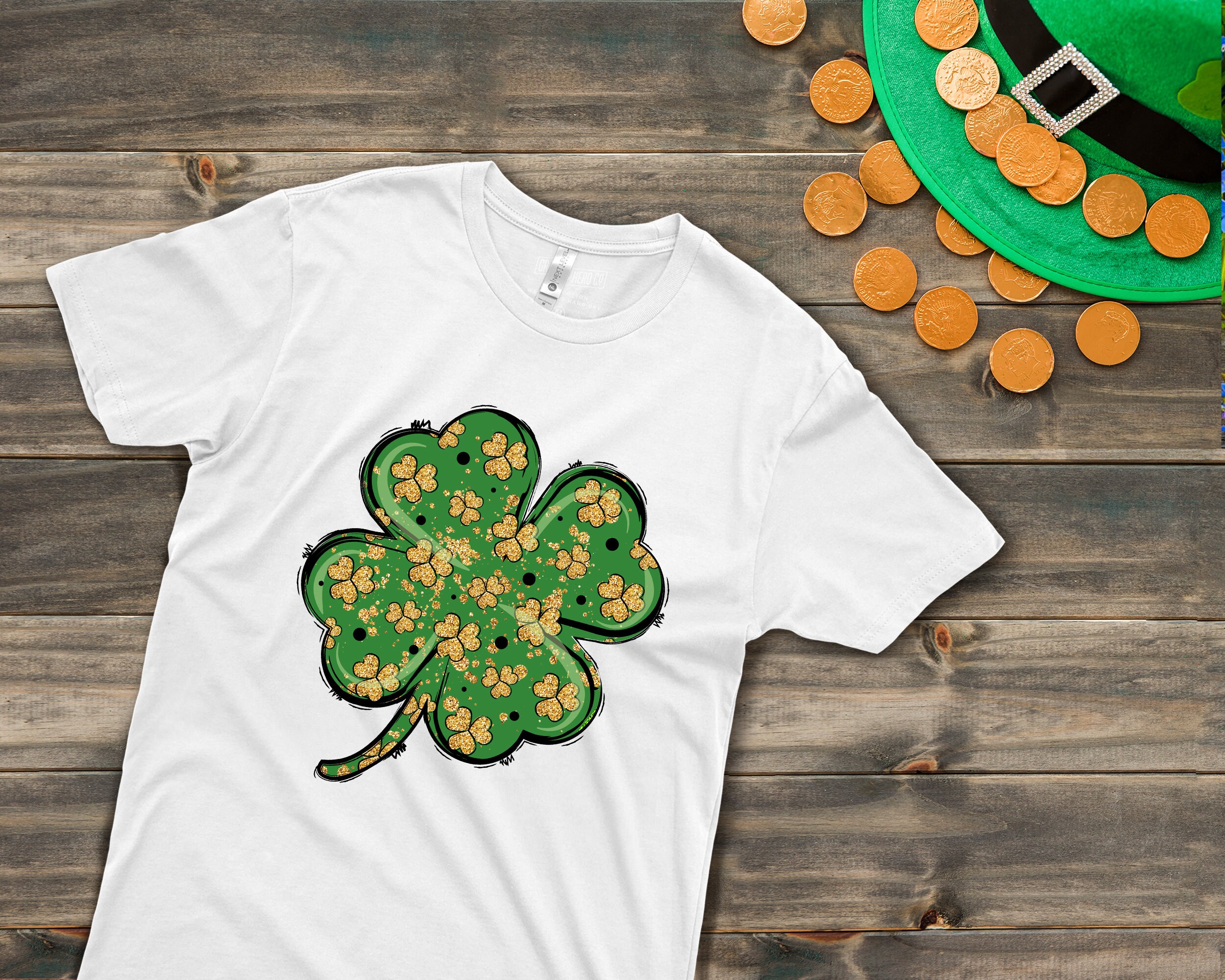 Leaf Clovers Sublimation Clover Bundle Png Leopard Clover | Etsy