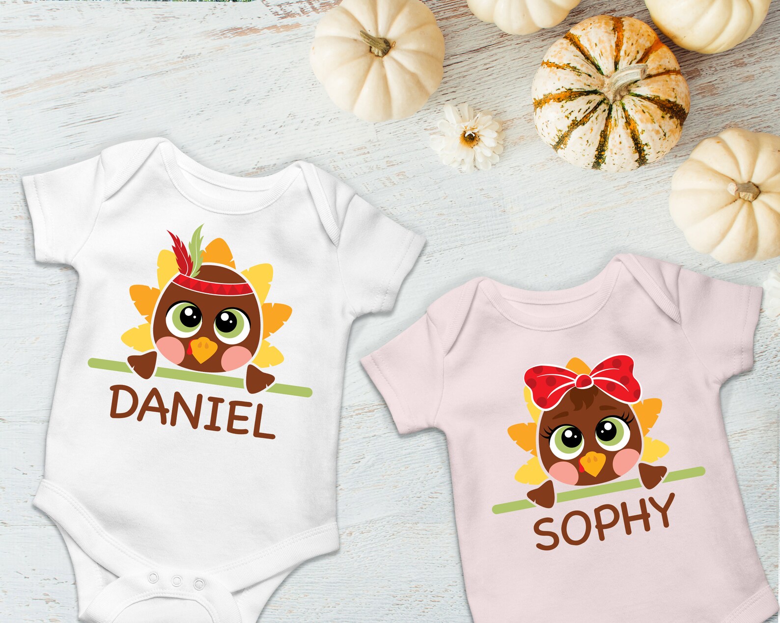 Thanksgiving Monogram Bundle Svg, Baby Turkey Monogram Bundle Svg ...
