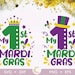 My First Mardi Gras Bundle SVG, Baby Mardi Gras Number Design SVG ...