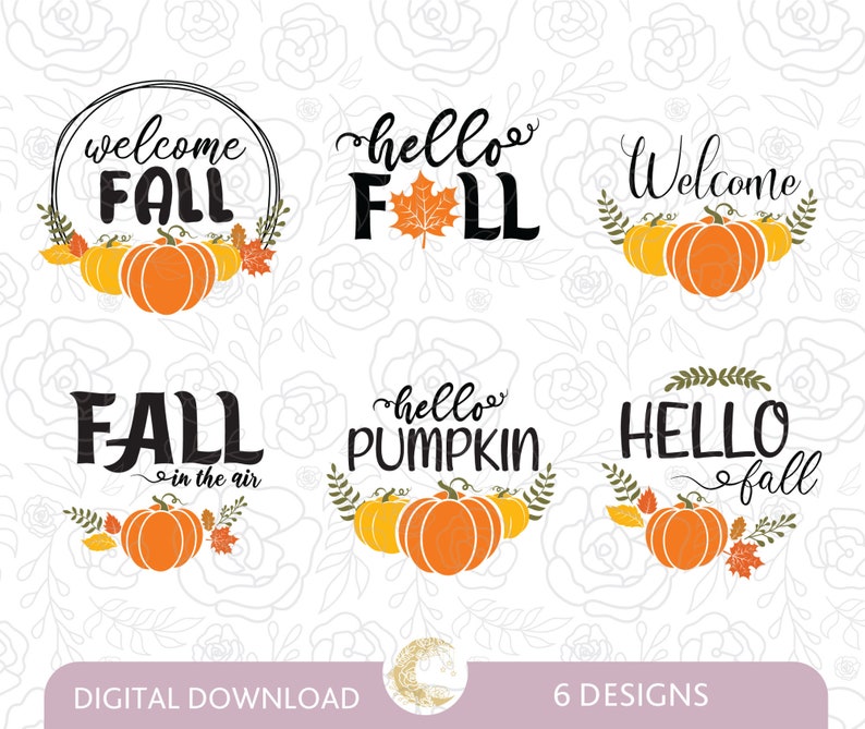 Welcome Fall Sign Bundle SVG Welcome Bundle Svg Welcome - Etsy