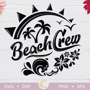 Beach Crew SVG Summer Vacation Svg Beach Vacation 2021 - Etsy Canada