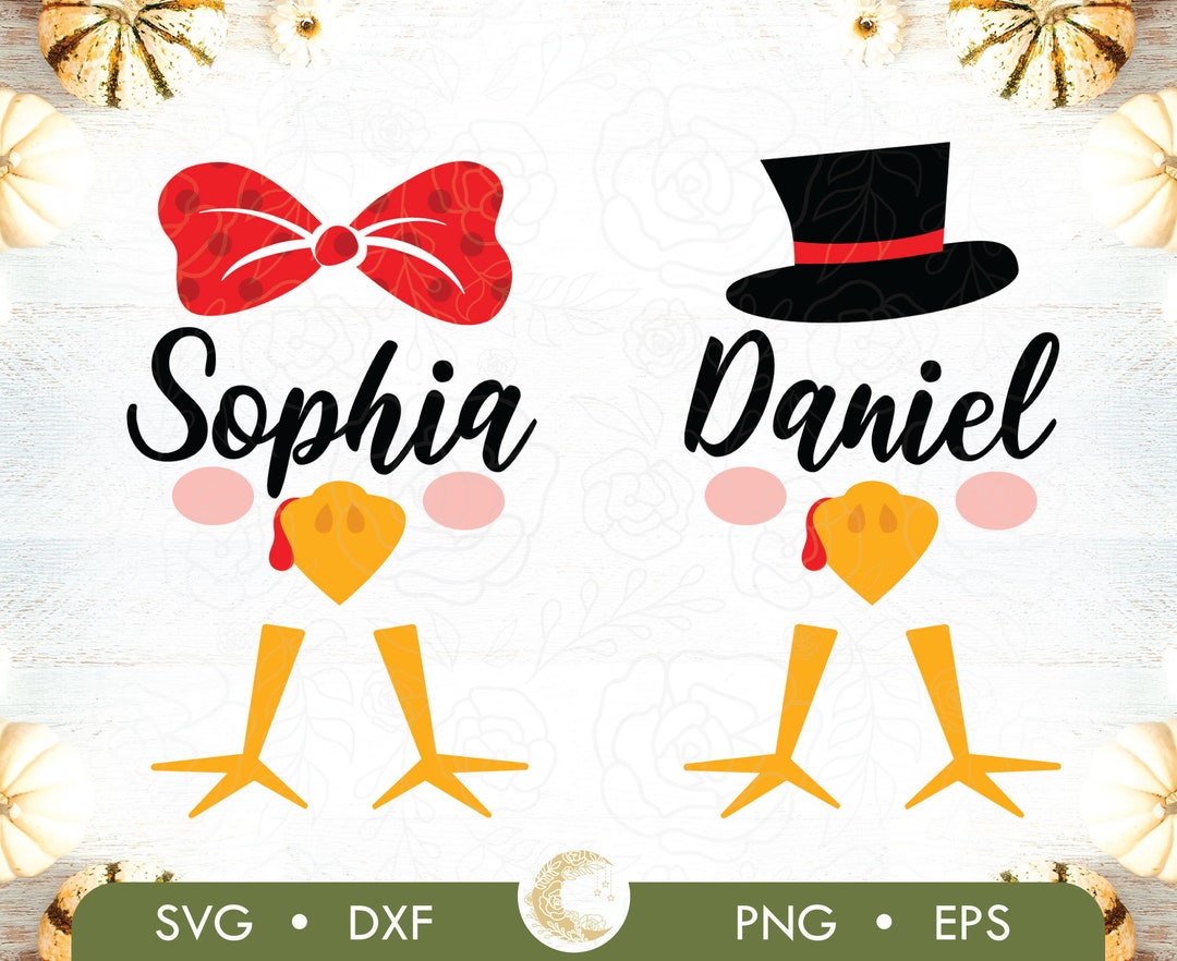 Thanksgiving Monogram Bundle Svg, Baby Turkey Faces Monogram Bundle Svg ...