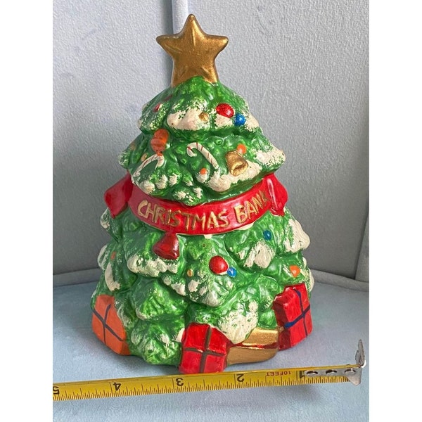 Christmas Tree Bank - Etsy