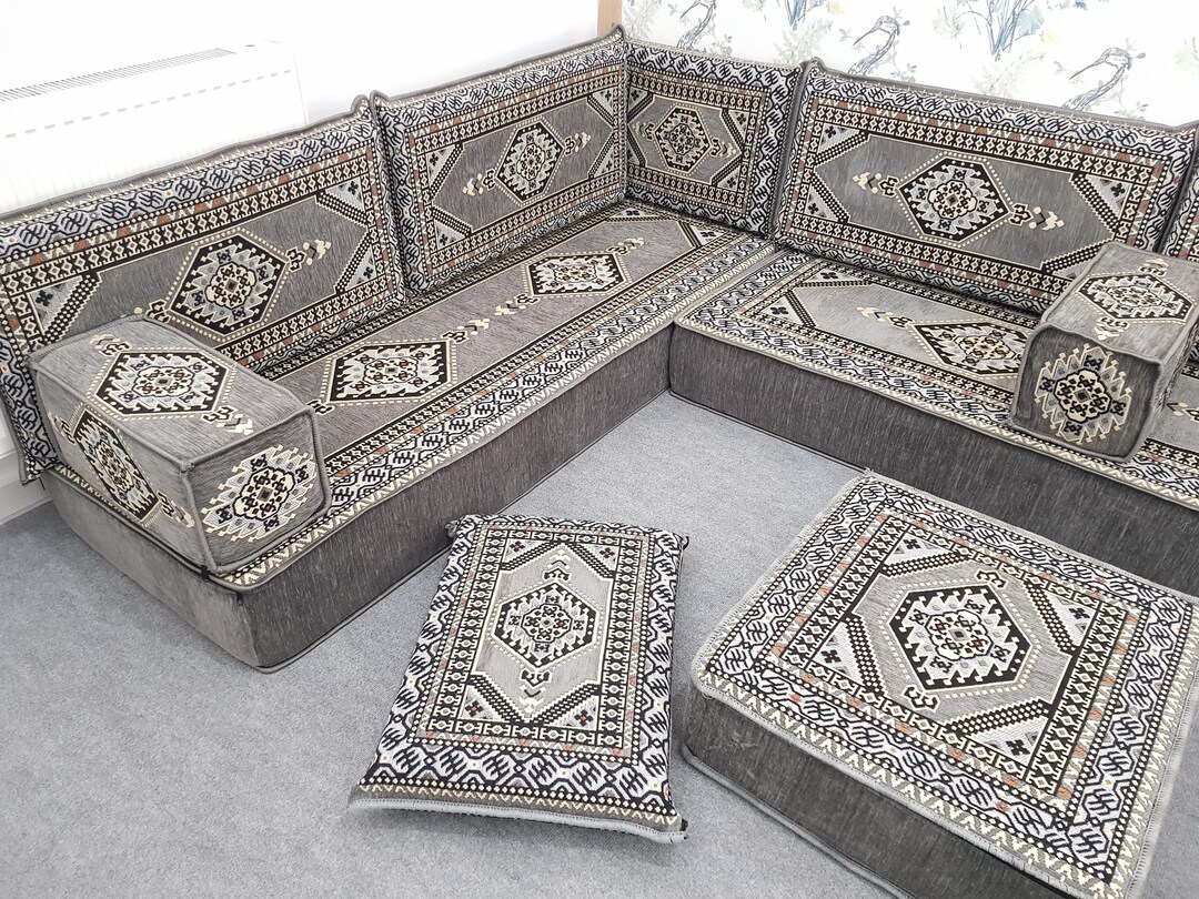 Moroccan Sofa , Arabic Majlis Sofa , Floor Sofa , U Shape Floor Seating ...