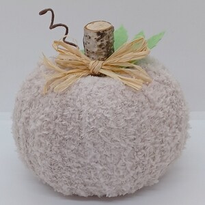 Faux Chenille Pumpkins Set of 3, Yarn Wrapped Pumpkins, Fall Decor ...