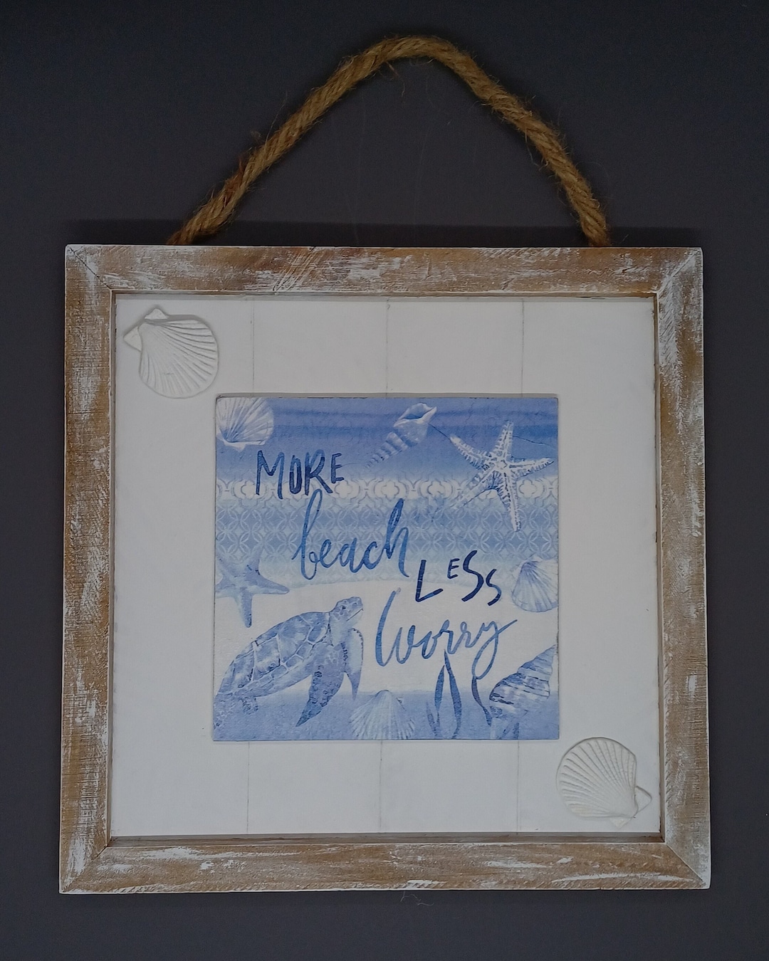 Beach Sign, More Beach Less Worry Sign, Tropical Sign, Sea Life Sign ...