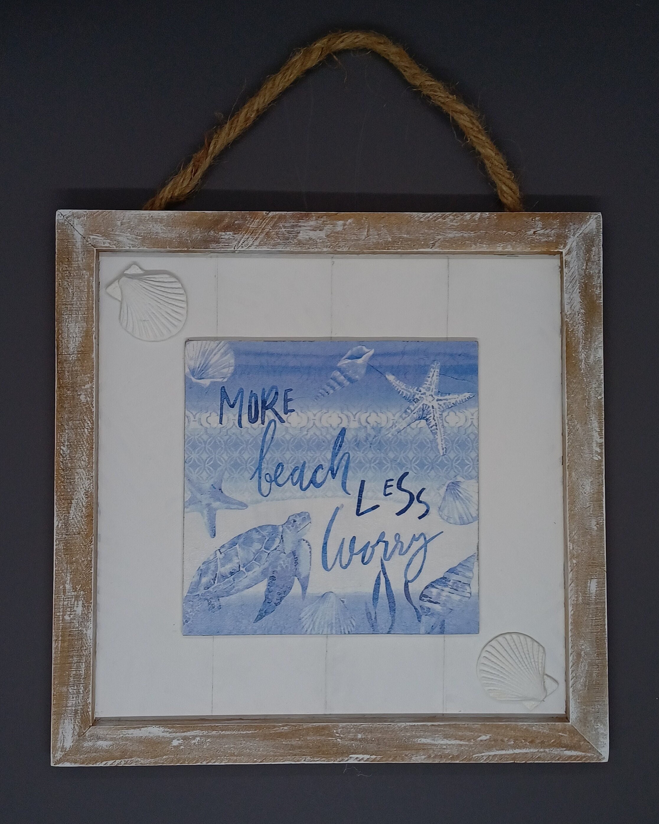 Beach Sign, More Beach Less Worry Sign, Tropical Sign, Sea Life Sign ...