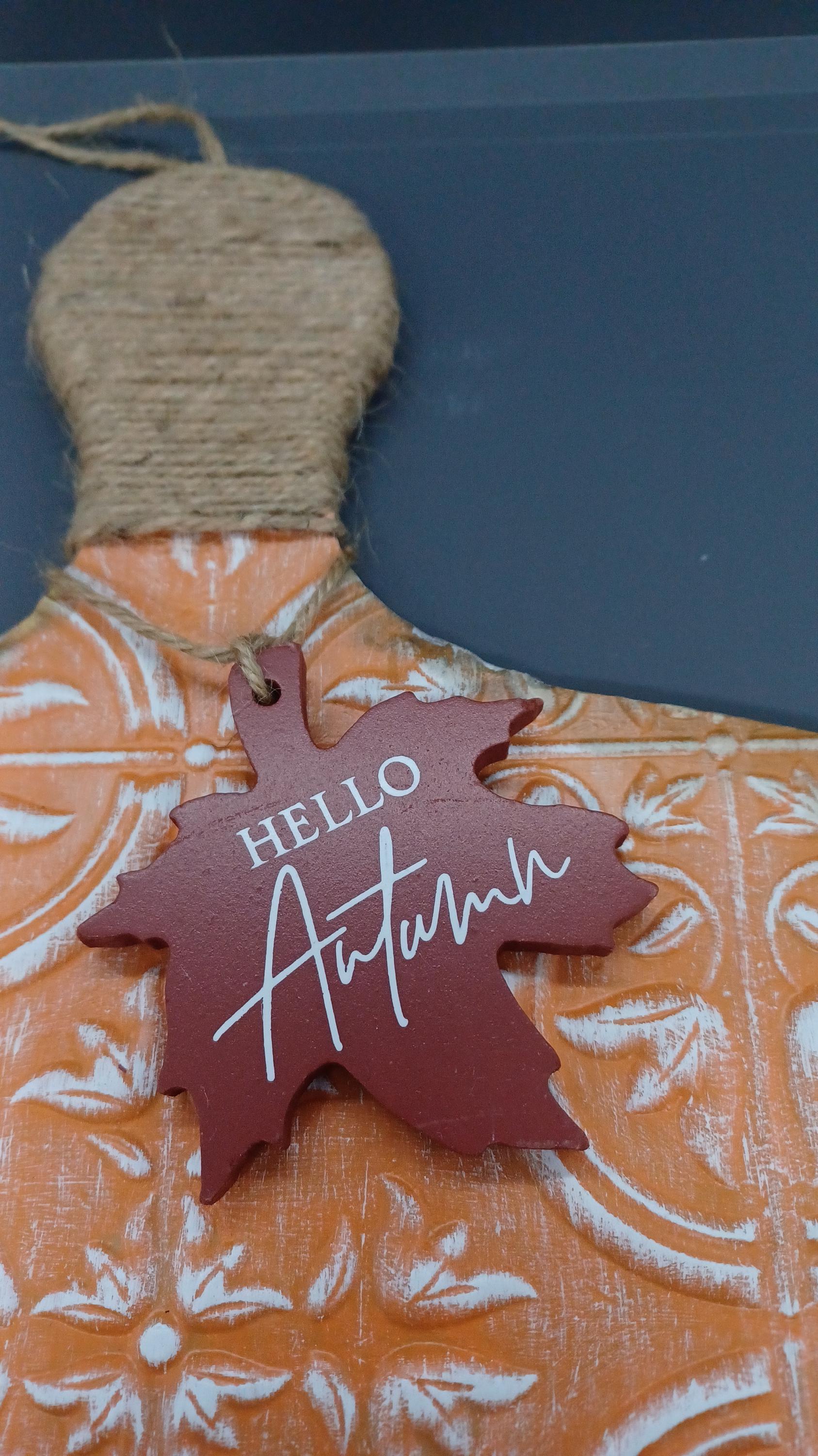 Fall Decorated Cutting Board, Cutting Board for Decoration, Traditional ...