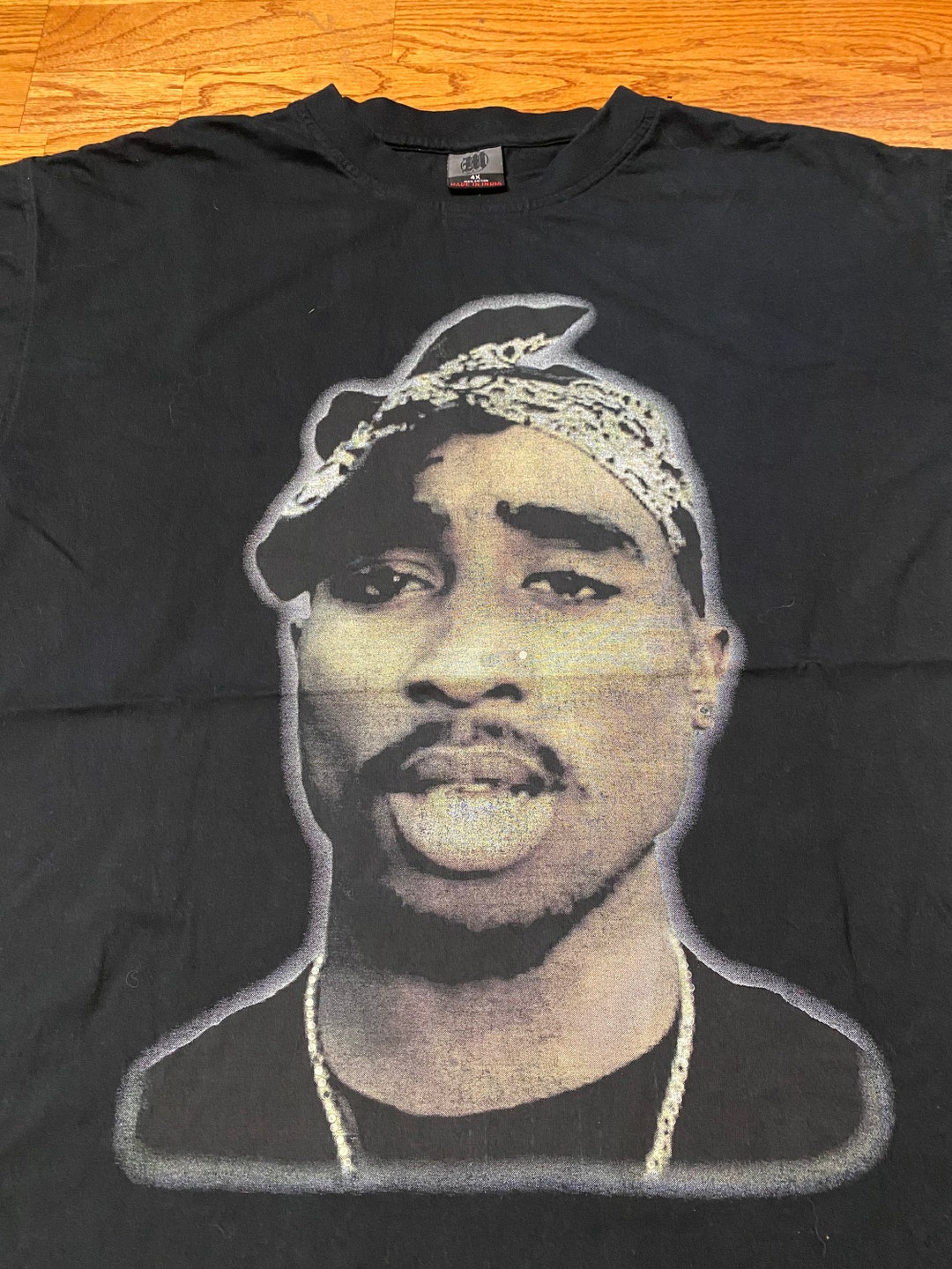 Vintage Y2K Tupac Big Face Oversized Tee - Etsy