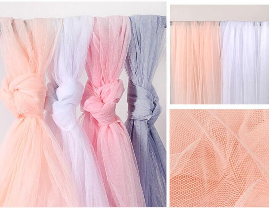 Soft Tulle Fabric Illusion Netting Tulle Lace for Veils, Birdcage Veils ...