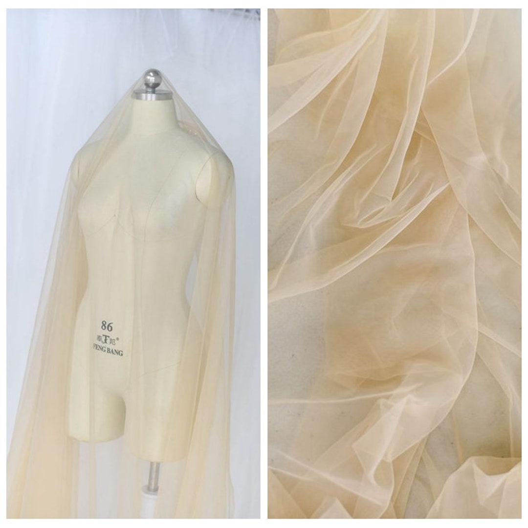 Illusion Mesh Fabric, Skin Color Soft Stretch Mesh, Illusion Tulle ...