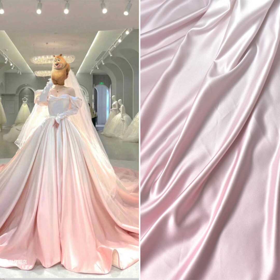 High Quality Gradient Satin Lace Fabric for Cocktail Dress,gowns,girl ...
