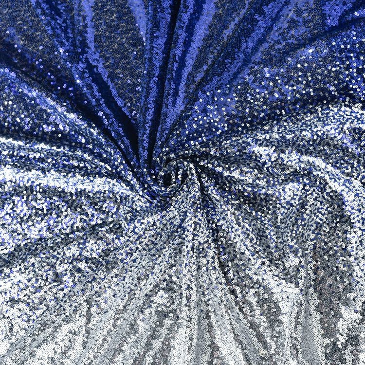 5 Colors Glitter Gradient Full Sequins Lace Fabric, Gradient Sequin ...