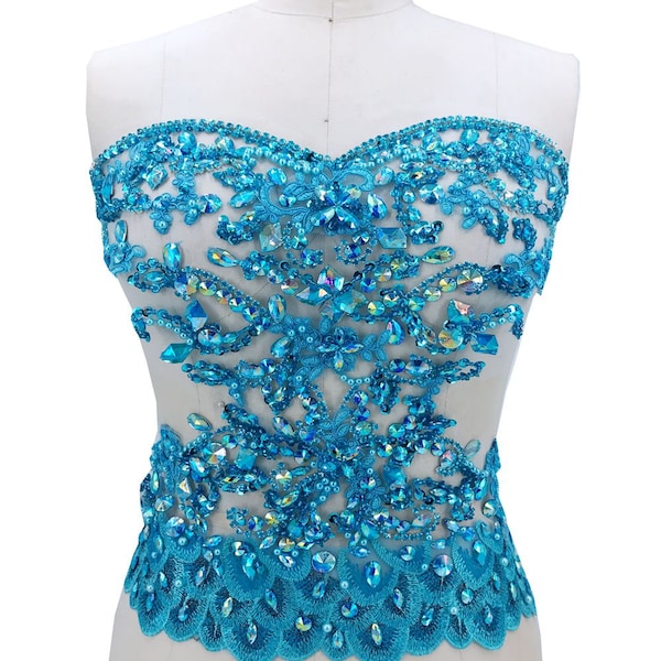 Rhinestone Applique - Etsy UK