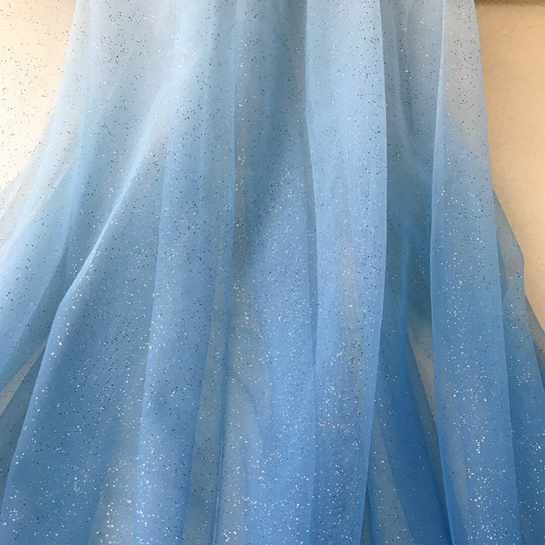 8 Colors Soft Glitter Tulle in Gradient Color, Sparkling Tulle for ...