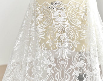 5 Colors Glitter Gradient Full Sequins Lace Fabric Gradient - Etsy