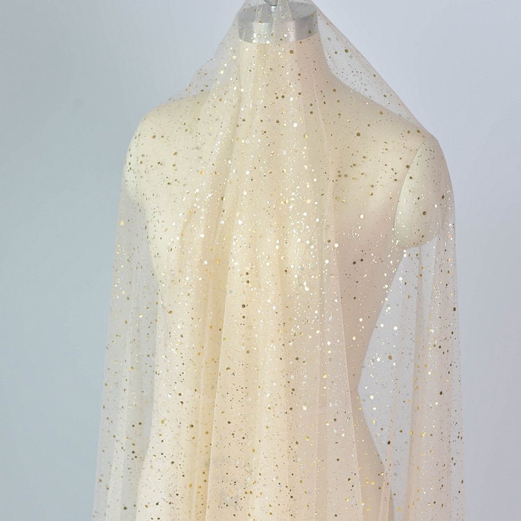 8 Colors Soft Glitter Tulle in Solid Color, Sparkling Tulle for Wedding ...