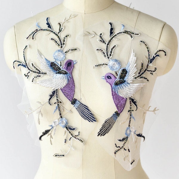 Bird Applique - Etsy