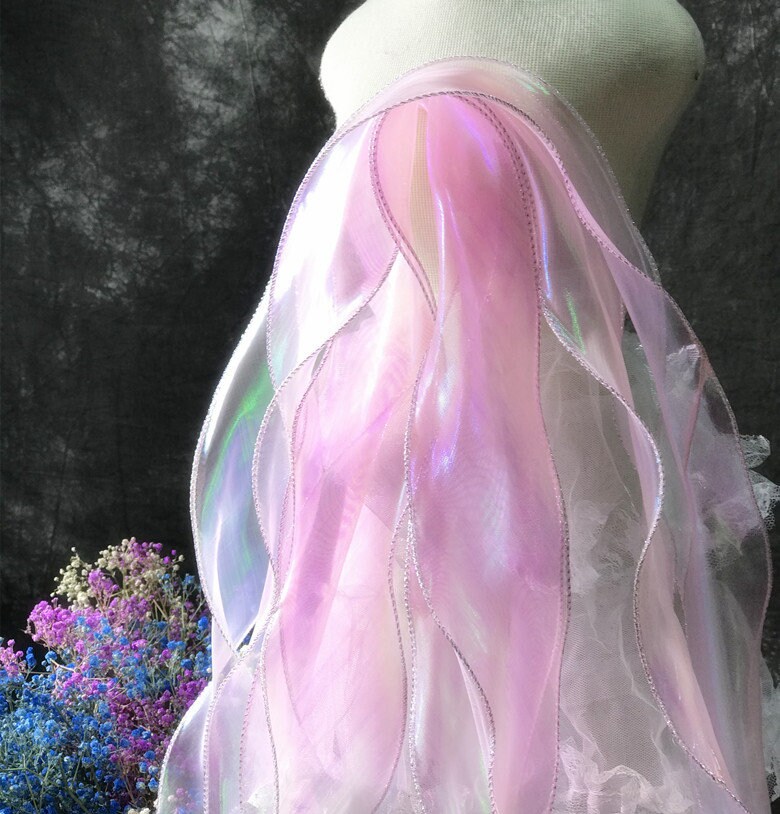 9 Colors Gradient Illusion Ruffled Pleated Lace Trims in - Etsy