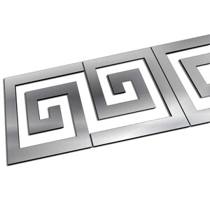 Greek Key Interior Decoration With Mirror Effect Mirror Wall - Etsy