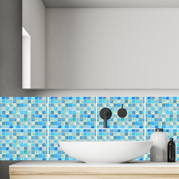 Mosaic Tile Stickers - Etsy