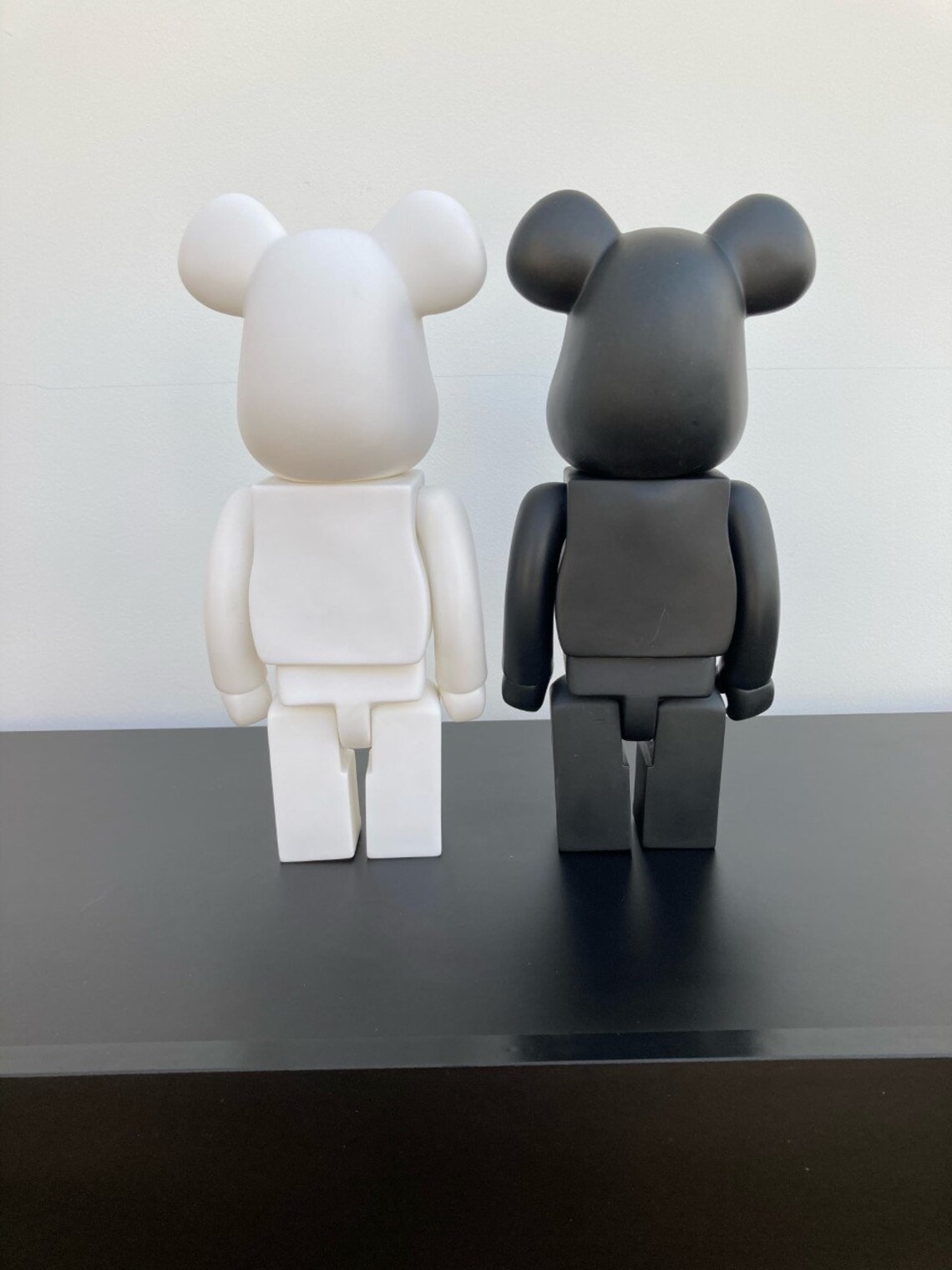 2 bearbrick 400% 28CM 1 BLACK & 1 WHITE / Action Figure | Etsy