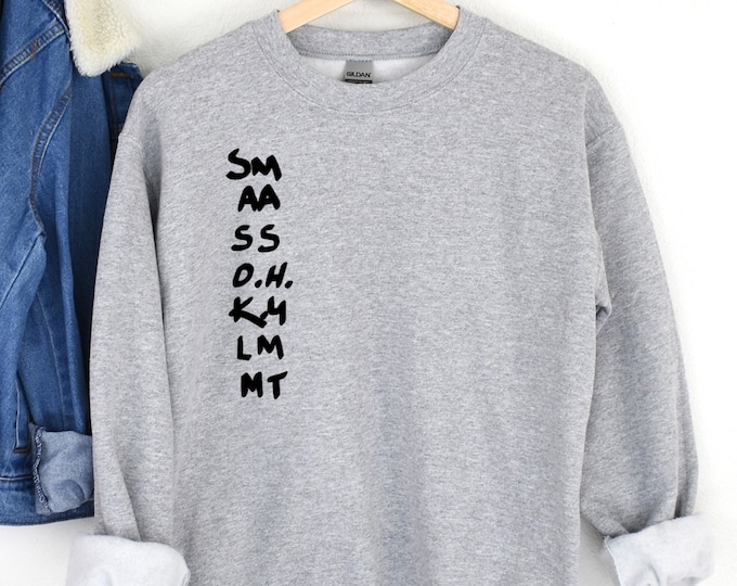 Teen Wolf Senior Scribe Initials Unisex Crewneck Sweatshirt // - Etsy