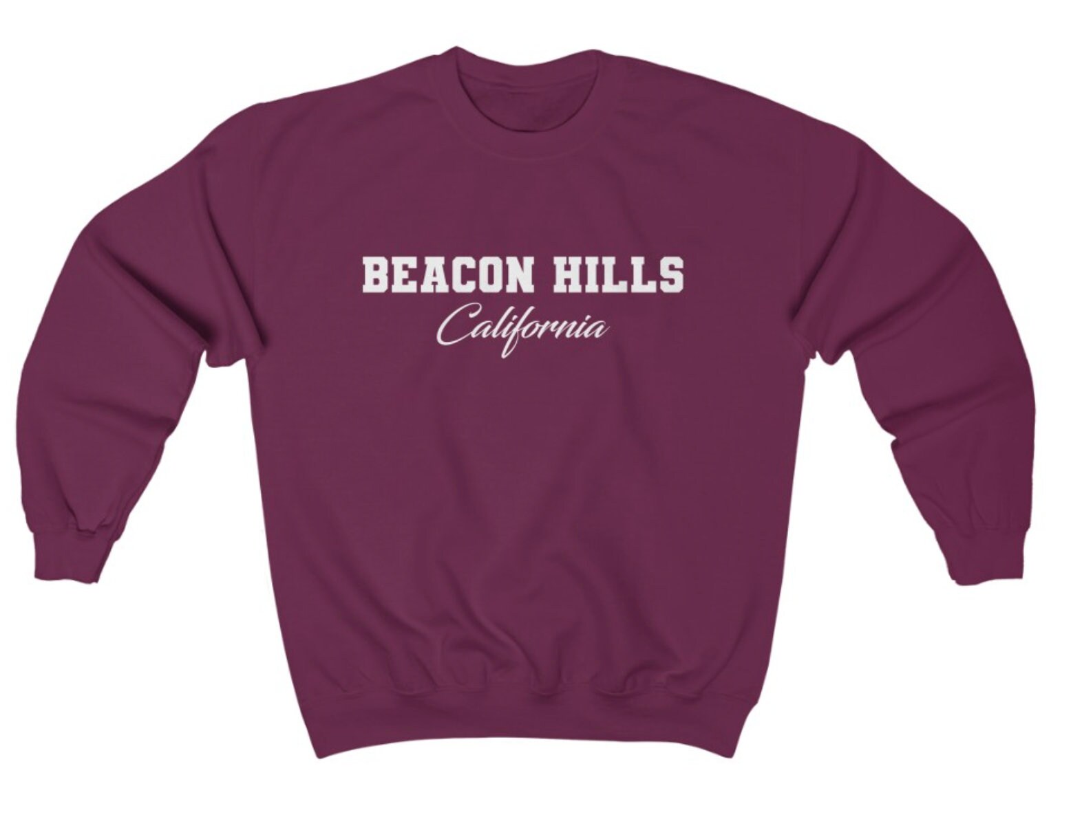 Beacon Hills California Crewneck Sweatshirt // Teen Wolf Merch | Etsy