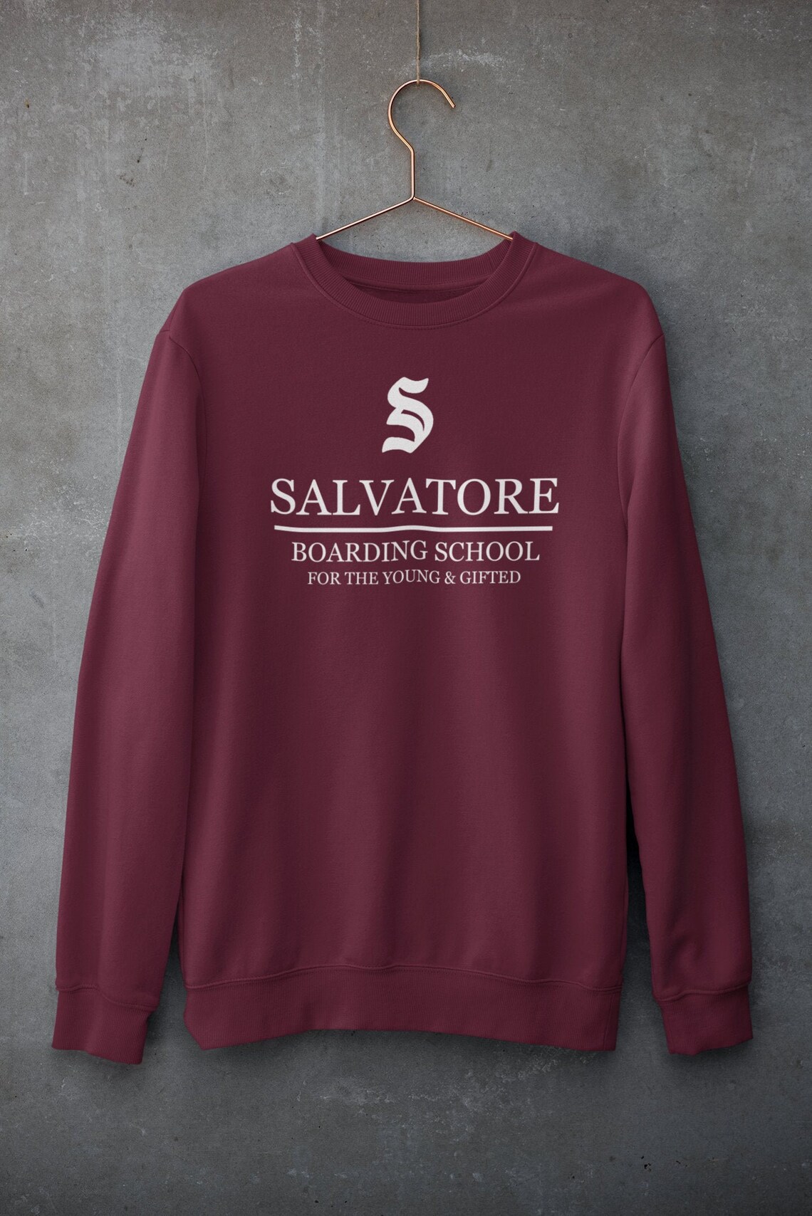 Salvatore Boarding School Merch Crewneck Sweatshirt the - Etsy
