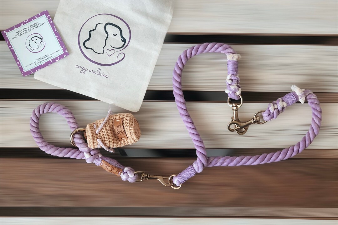 Double Dog Leash Dual Dog Lead Double Rope Dog Leash Dual Rope Lead ...