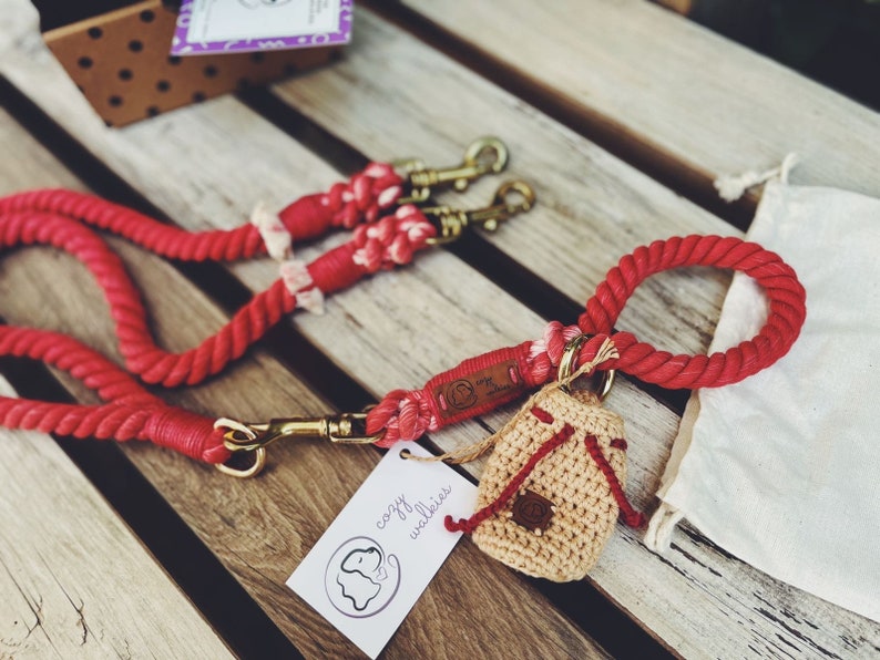 Double Dog Leash Dual Dog Lead Double Rope Dog Leash - Etsy