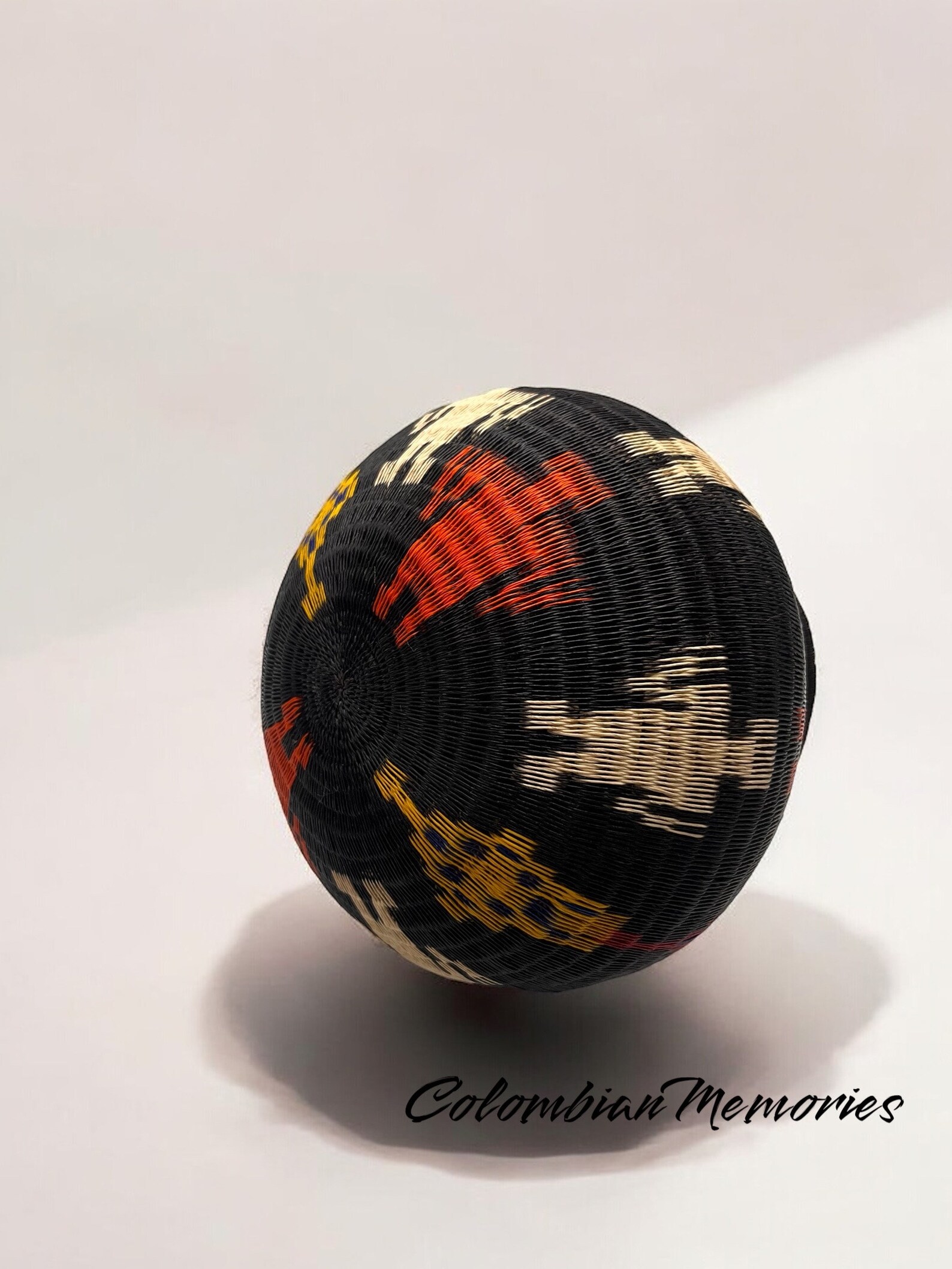 Authentic Handwoven Werregue Basket - Unique Colombian Artisan Craft ...