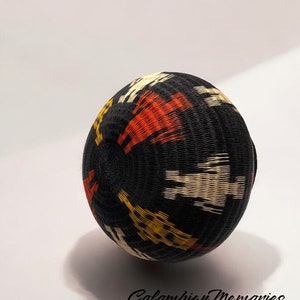 Authentic Handwoven Werregue Basket - Unique Colombian Artisan Craft ...