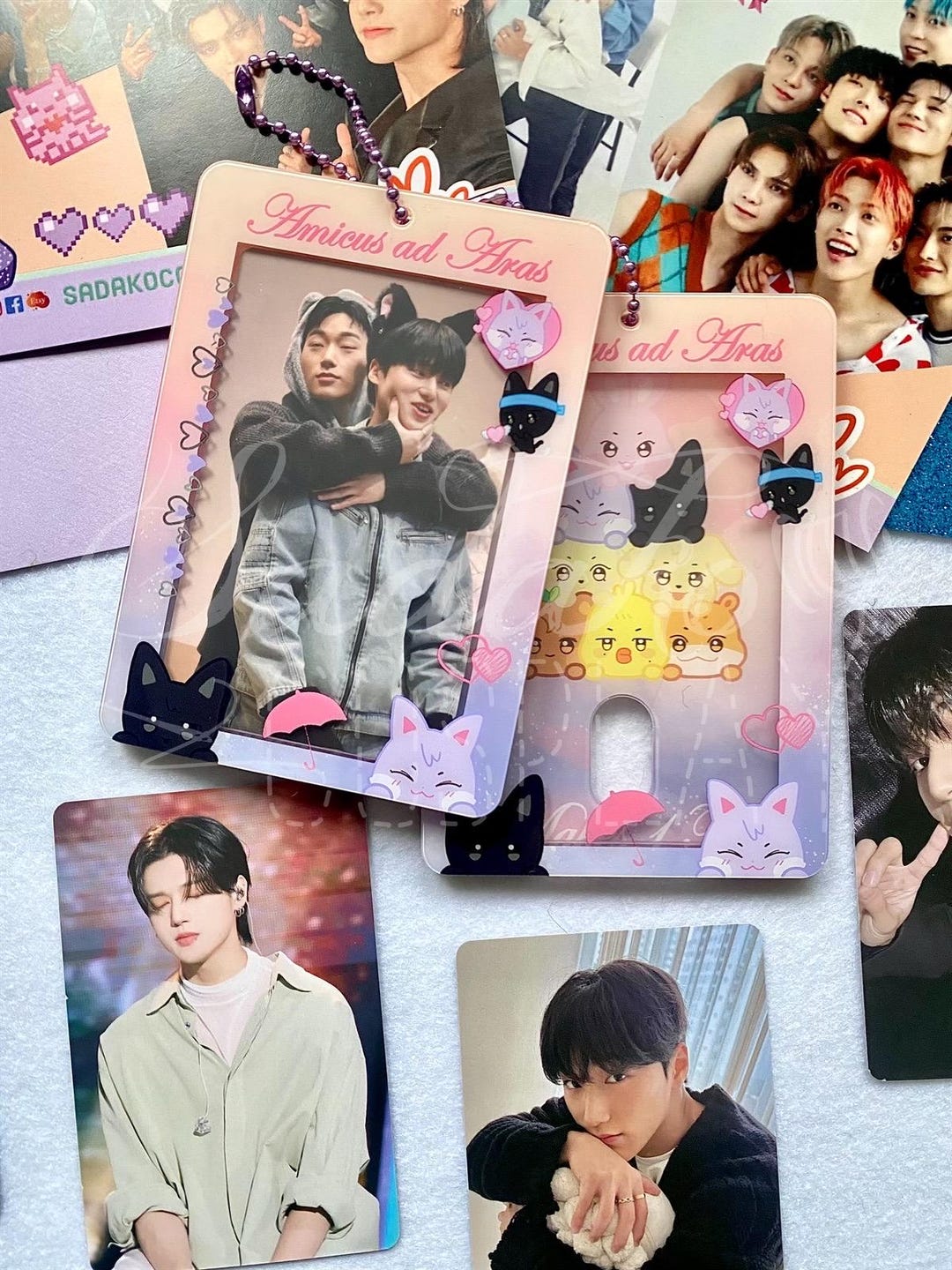 Woosan Photocard Holder, Ateez K-pop Photocard Holder Acrylic, Wooyoung ...
