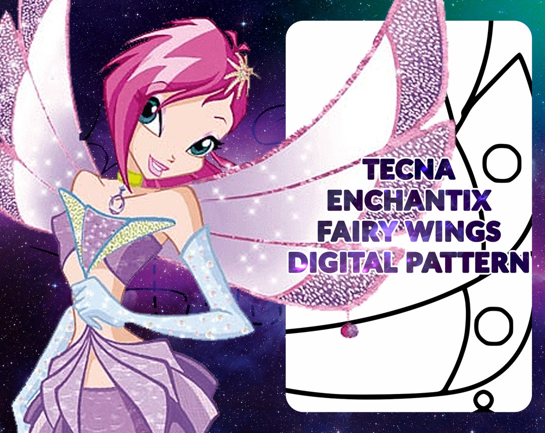 DIGITAL PATTERN - Tecna Enchantix Wings (winx Club) - Cosplay, Costume, A4 & US Letter - Etsy Canada