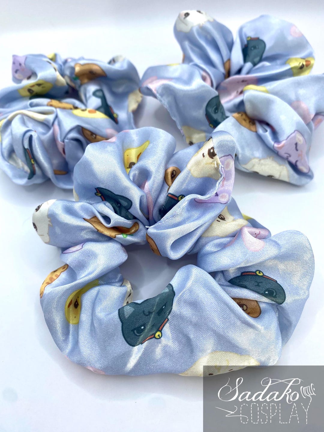 Aniteez Satin Scrunchie – ATEEZ Inspired Hair Tie K-pop Fan Accessory ...