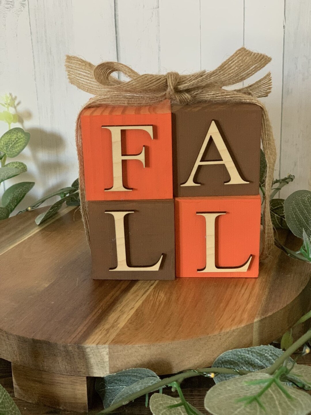 Fall Word Blocks - Etsy