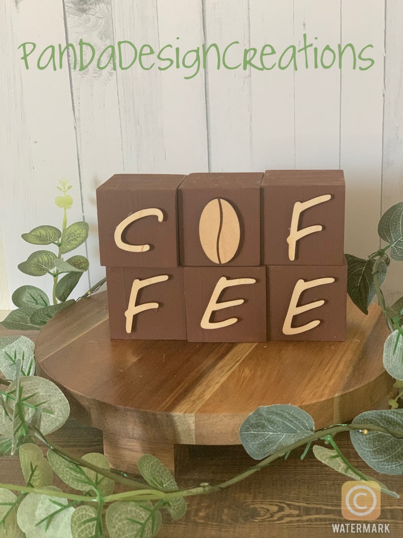 Coffee Blocks - Etsy