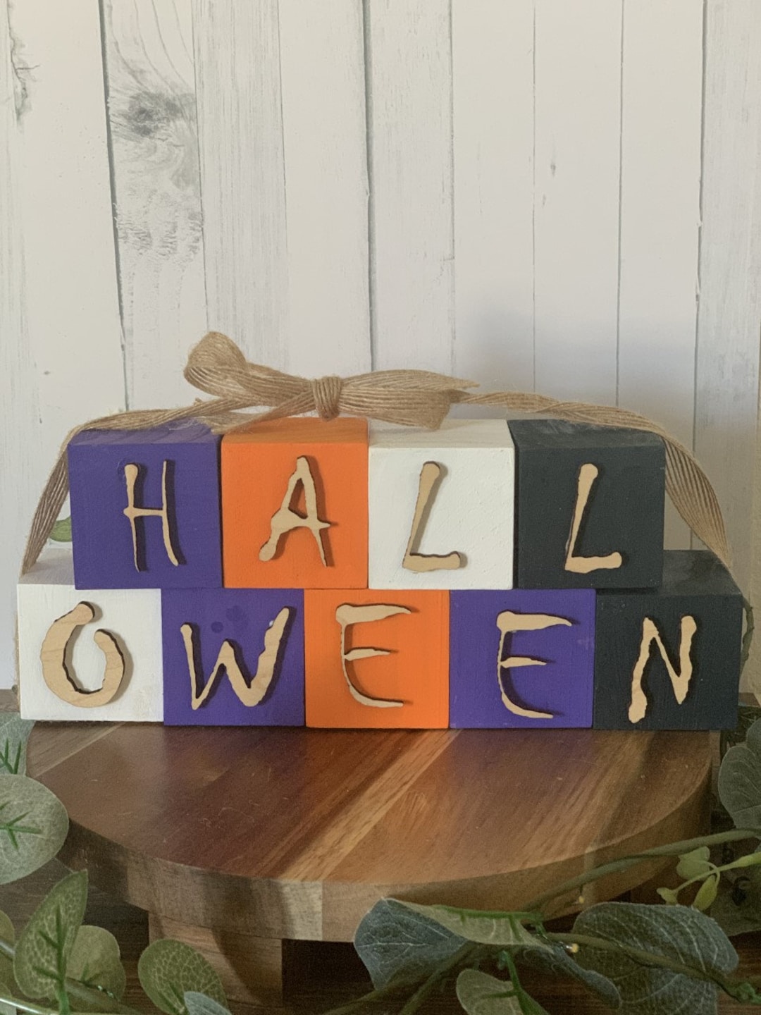 Halloween Blocks - Etsy