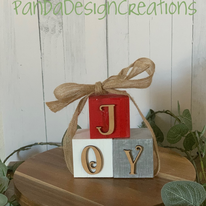 Christmas Blocks - Etsy