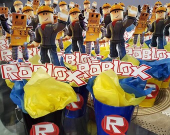 Roblox Birthday Centerpieces | Etsy